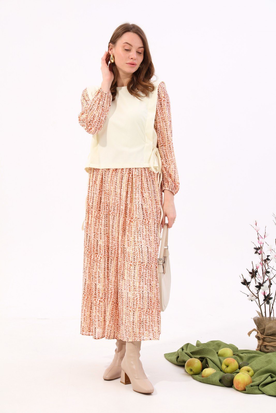 Платье 740-10 песочный NikVa купить - 5% скидка | в наличии